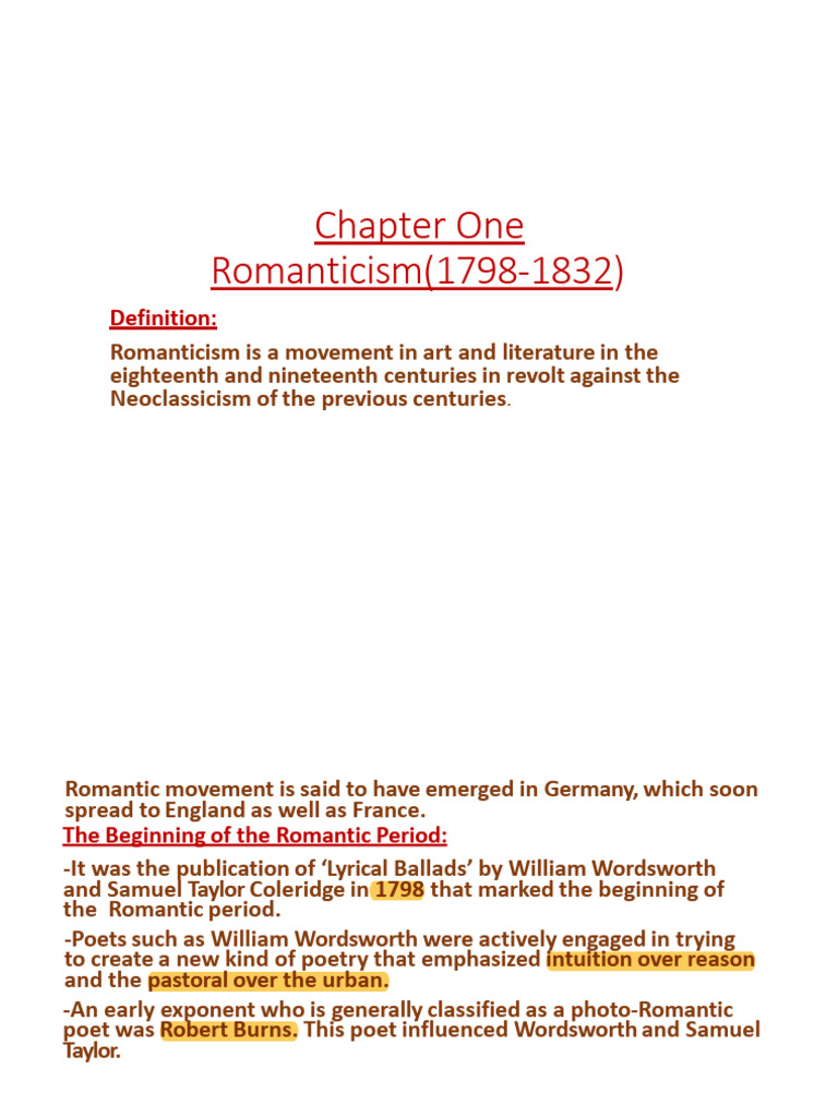 Files 3 | PDF | Romanticism | Realism (Arts)