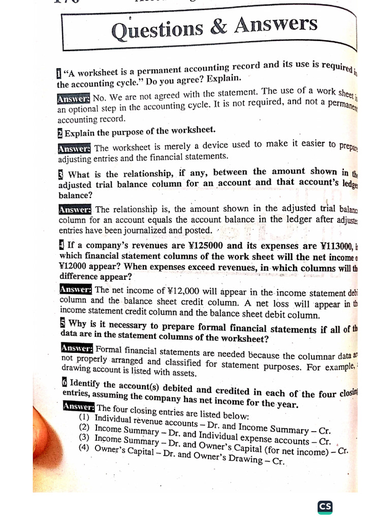 Accounting Chapter 4 Solution | PDF