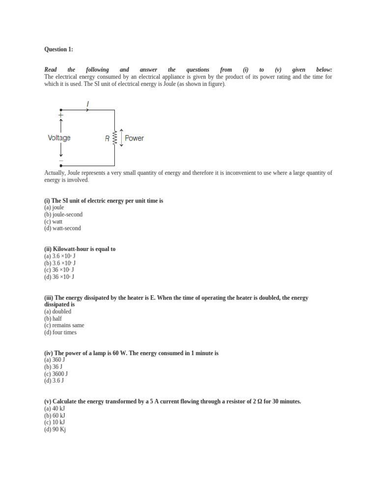 ELECTRICITY+-+2 | PDF | Electrical Resistance And Conductance | Series ...