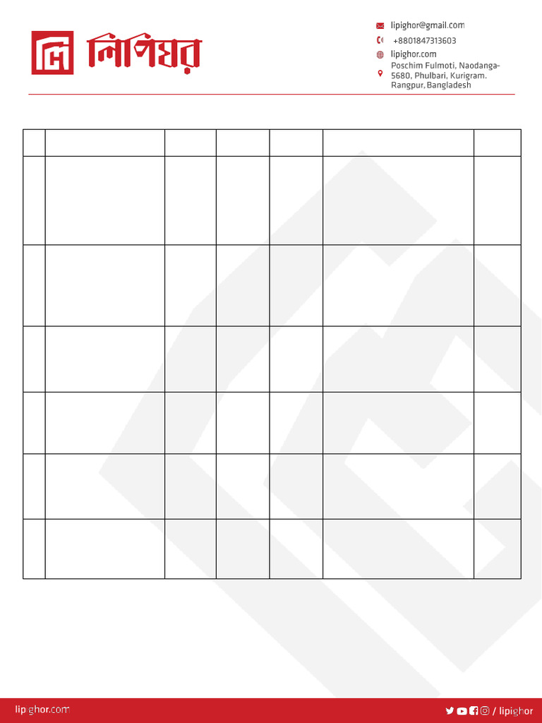 Lipighor Corporate Font Rate Chart | PDF | Software | Computing