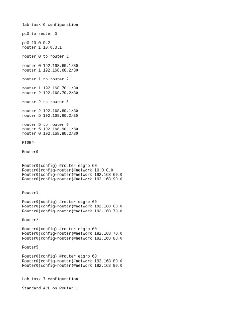 Acl Pdf Ip Address Internet Protocols