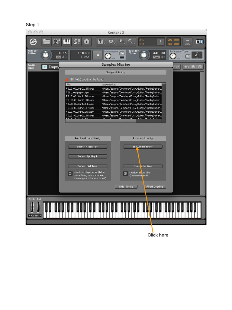 Missing Samples ERROR Message | PDF