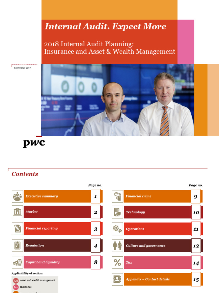 2018 Internal Audit Planning | PDF | Internal Audit | Regulatory Compliance
