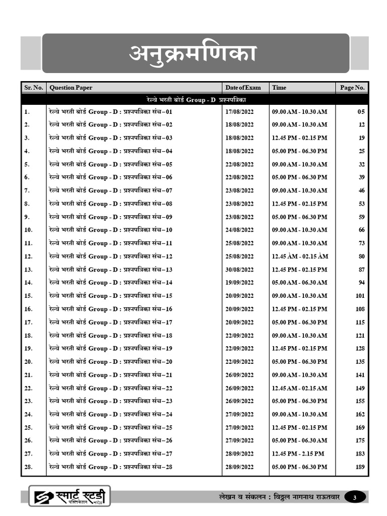 Railway Sample PDF 2024 | PDF