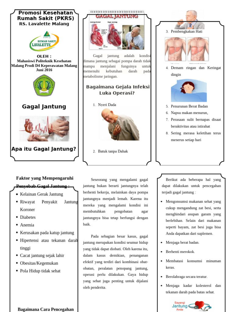 Leaflet Gagal Jantung | PDF