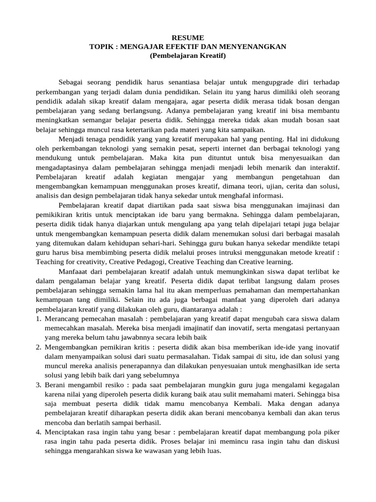 Resume Pembatik | PDF