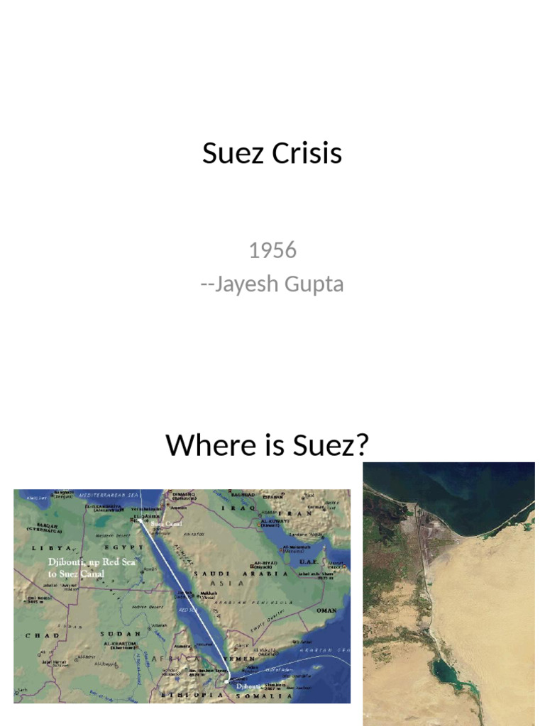suez crisis | PDF | Suez Crisis | Suez Canal
