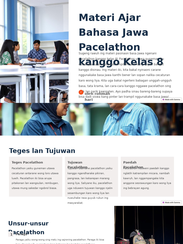 Level 8 Bab 3 Pacelathon | PDF