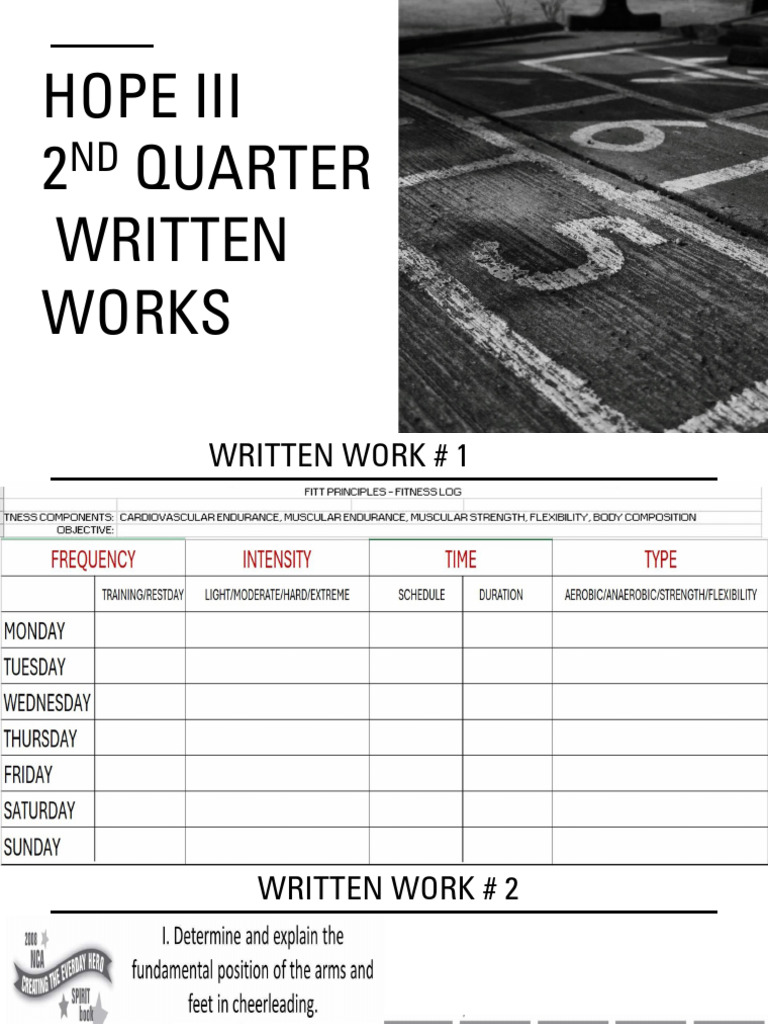 HOPE-III-2ND-QUARTER-WRITTEN-WORKS | PDF