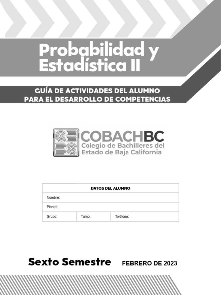 Probabilidad y Estadistica Ii - 2023-1 | PDF | Teoría de probabilidad ...
