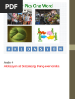 Las Ap9 Alokasyon at Sistemang Pang Ekonomiya | PDF