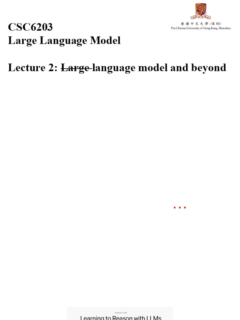Lecture 2 Language Model | PDF | Artificial Intelligence | Intelligence (AI) & Semantics