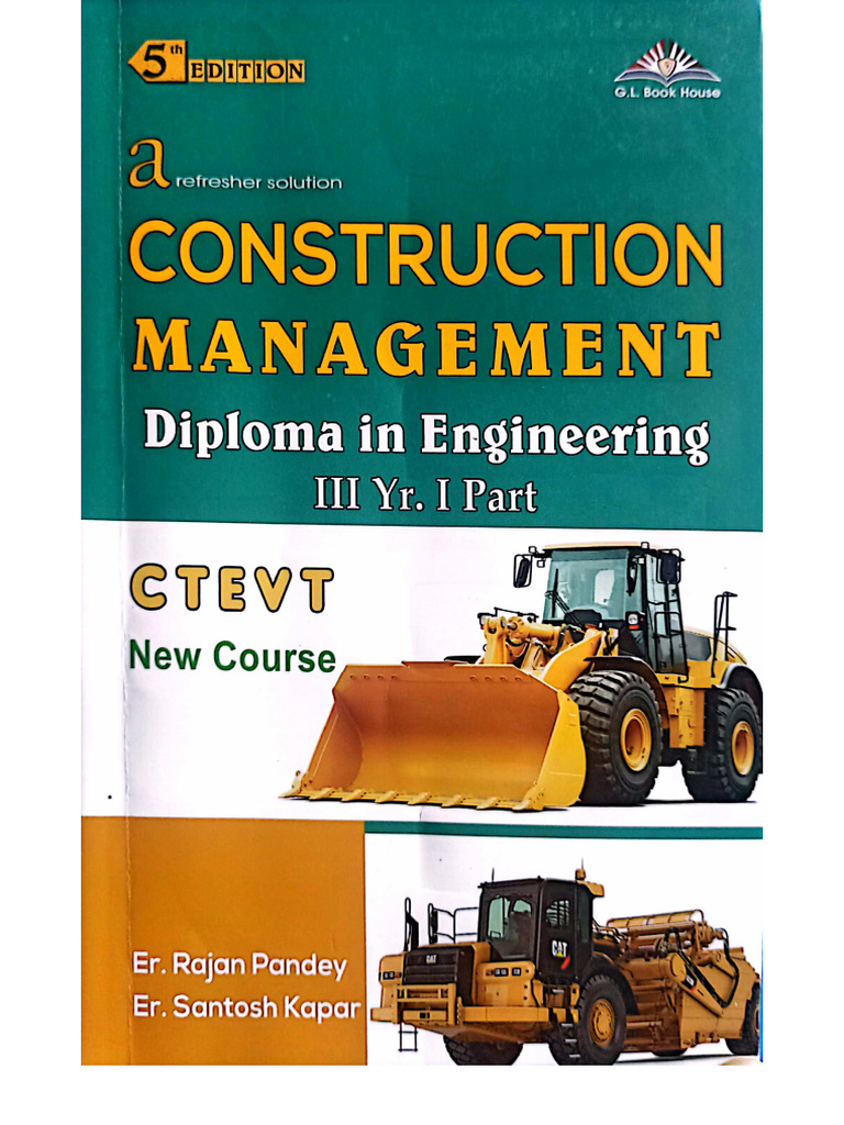 Construction Management Model Question Solutions Prepared by Binod Pant ? | PDF