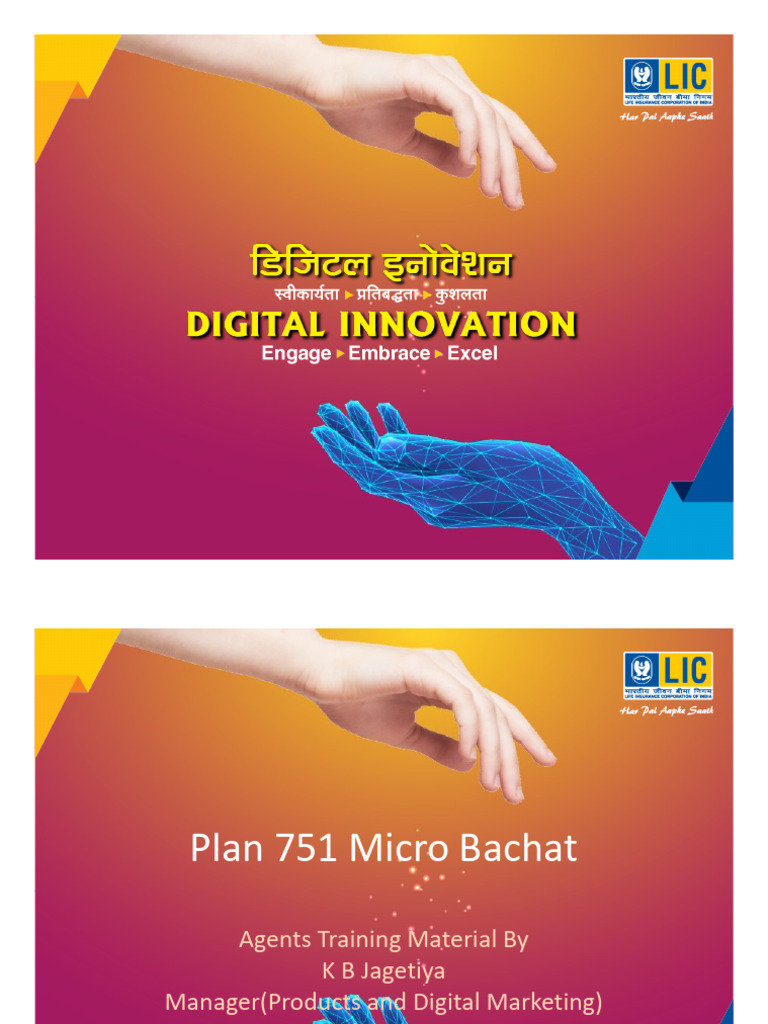 751 Micro Bachat For Agents | PDF