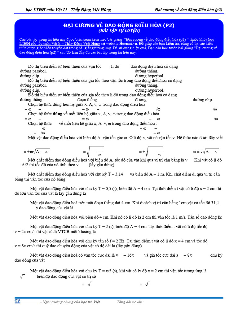 Bai 2 Dao Dong BTTL | PDF