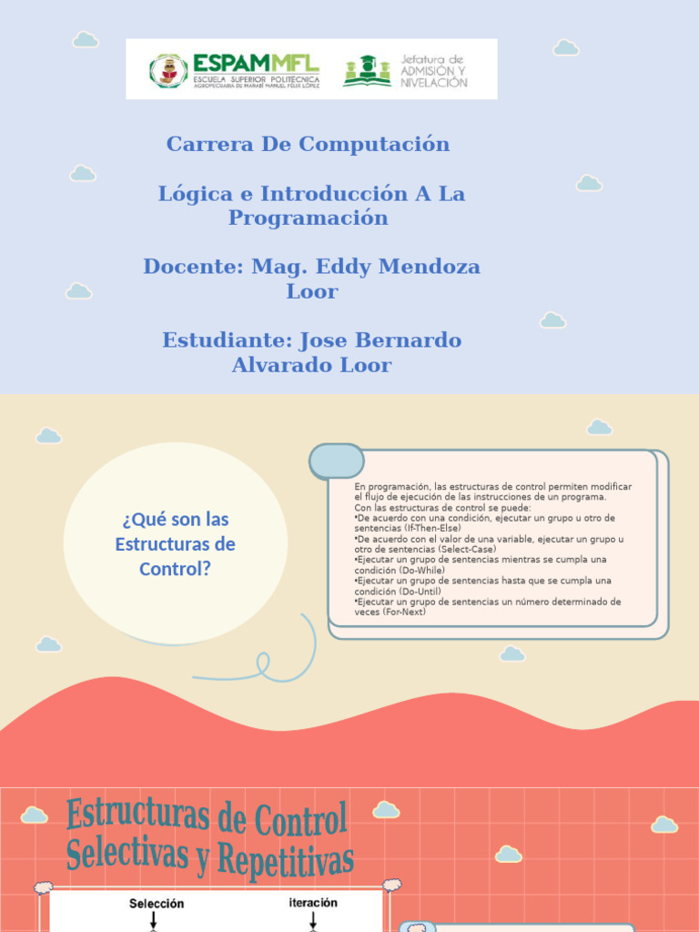 Estructuras de Control en Programación | PDF | Lenguaje de programación ...