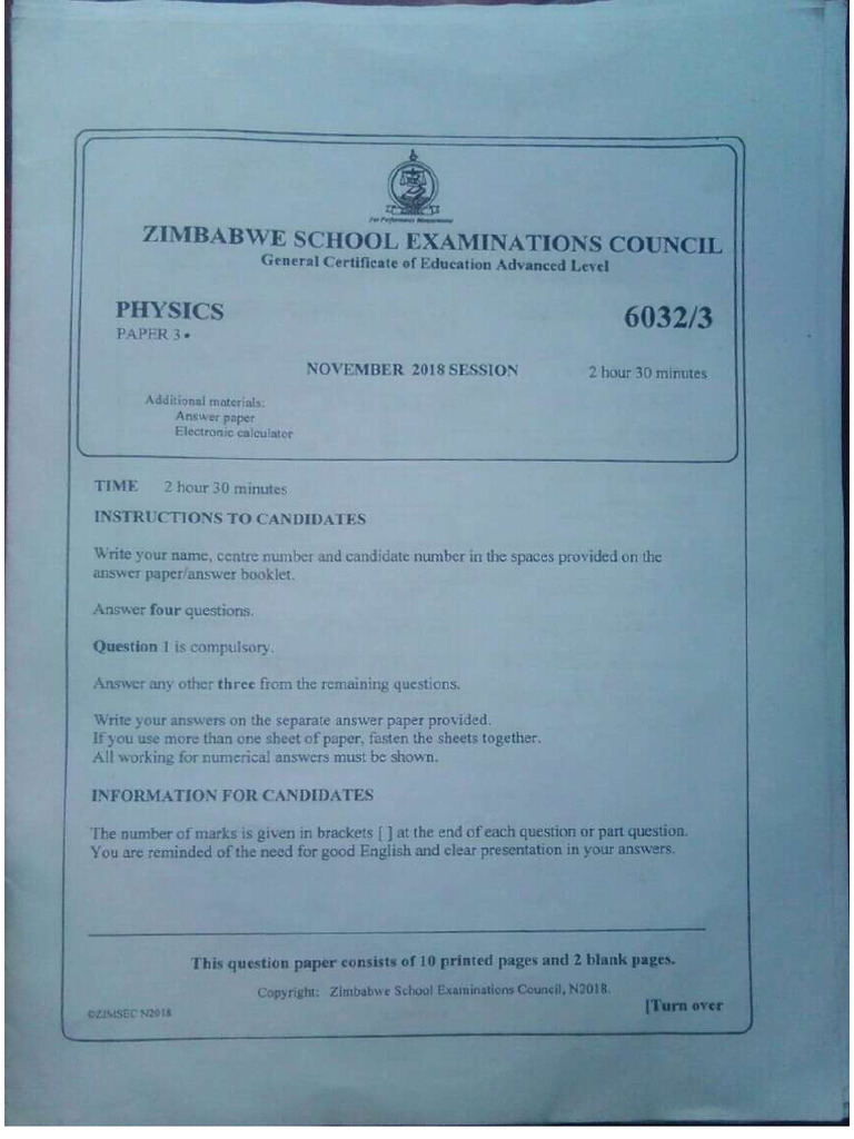 2018 Nov QP 3 Ap | PDF