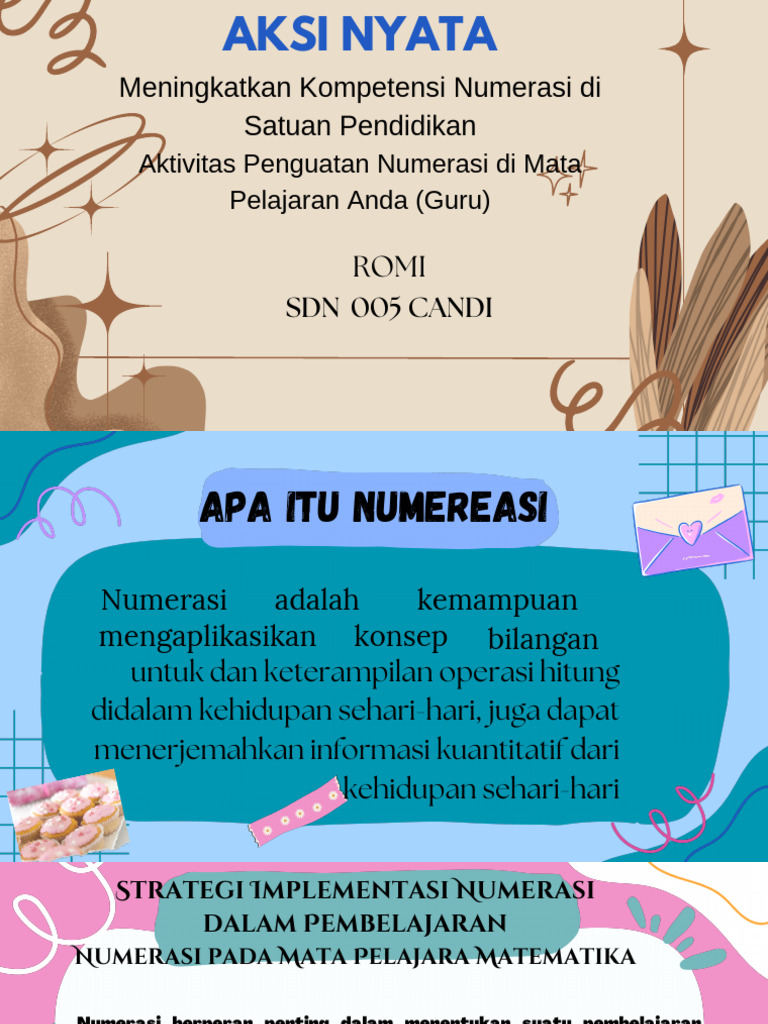 Aksi Nyata Numerasi | PDF