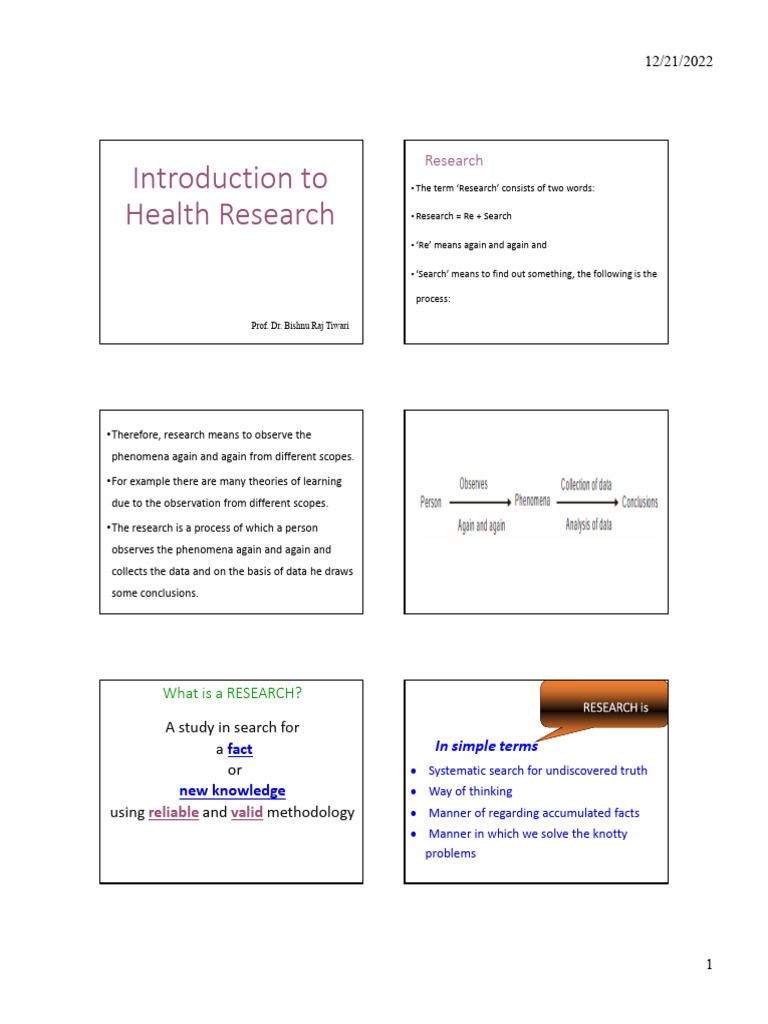 1 | PDF | Methodology | Science