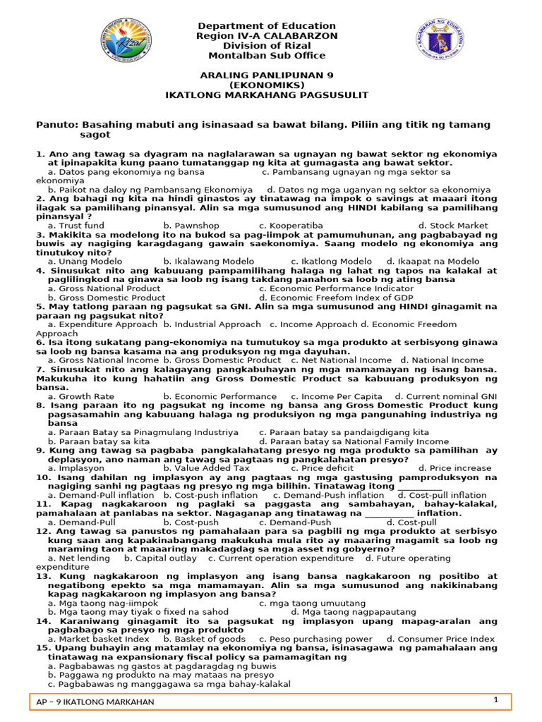 AP9-3rd-Quarter | PDF