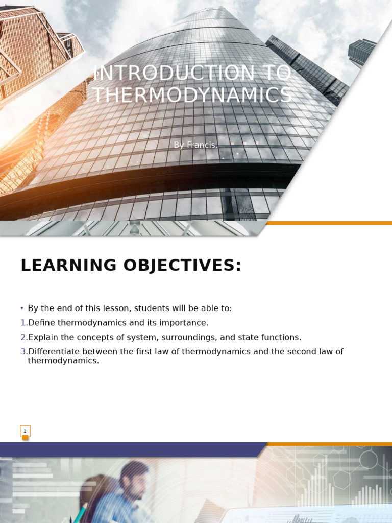 Introduction To Thermodynamics | PDF | Heat | Thermodynamics