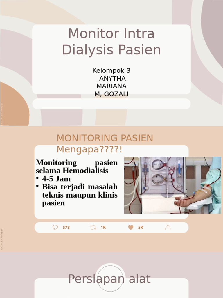 Refleksi Monitor Intradialisis Pasien | PDF