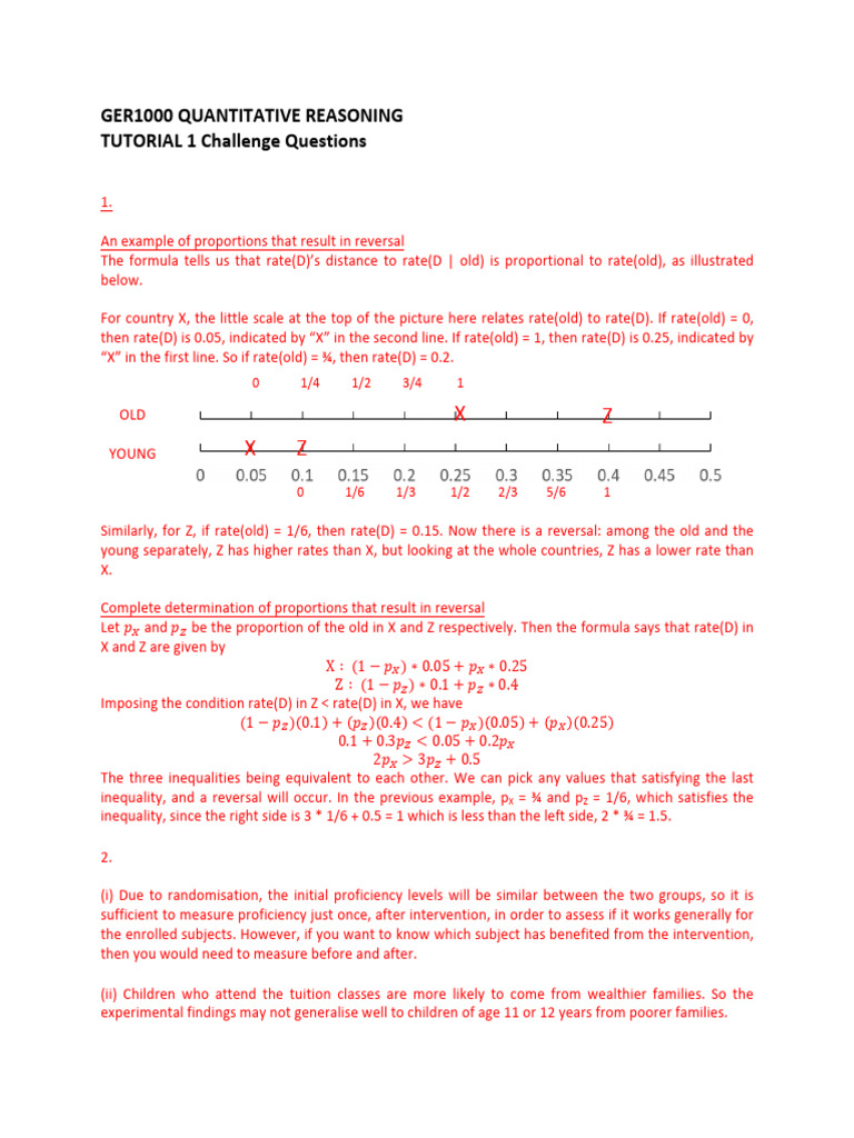 Tutorial 1 Challenge Question Solution | PDF