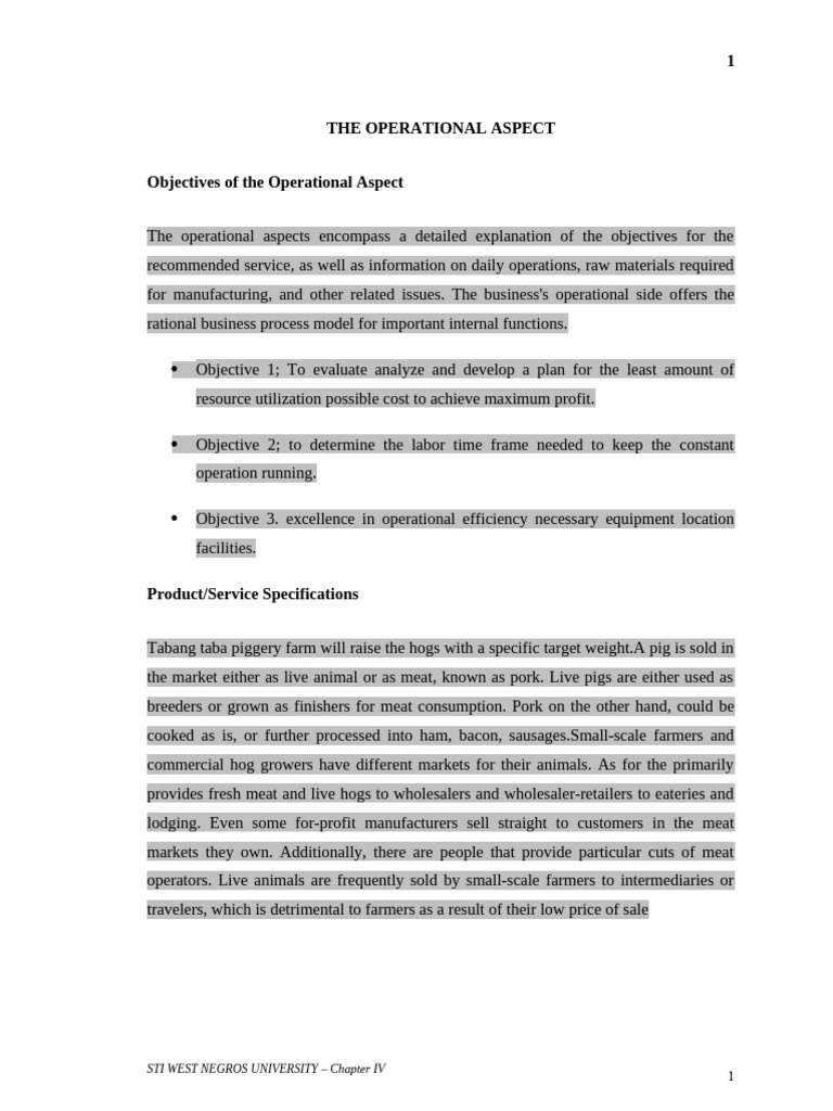 Chapter 4 Operational Aspect - Format | PDF | Concrete | Building Materials