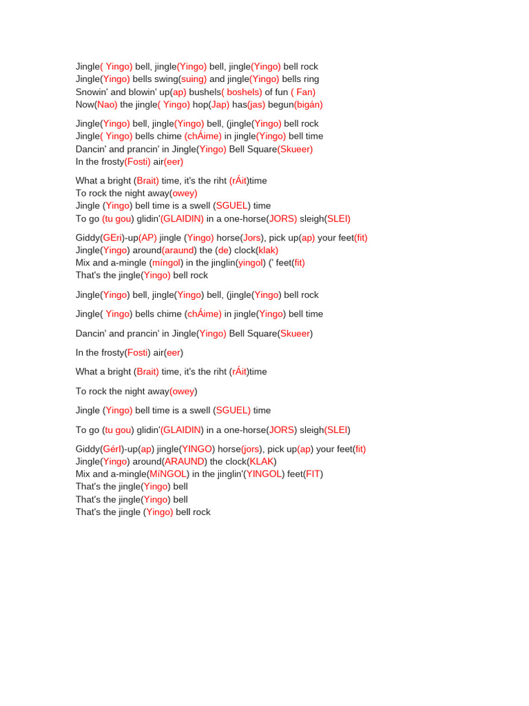 Jingle | PDF