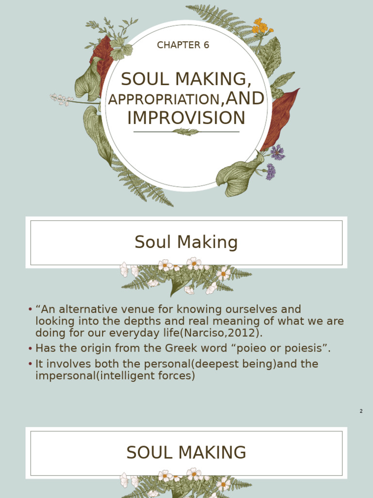 Soul Making Appropriation and Improvision Hehe | PDF | The Arts