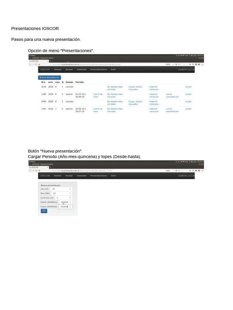 Guía para Presentaciones IOSCOR | PDF
