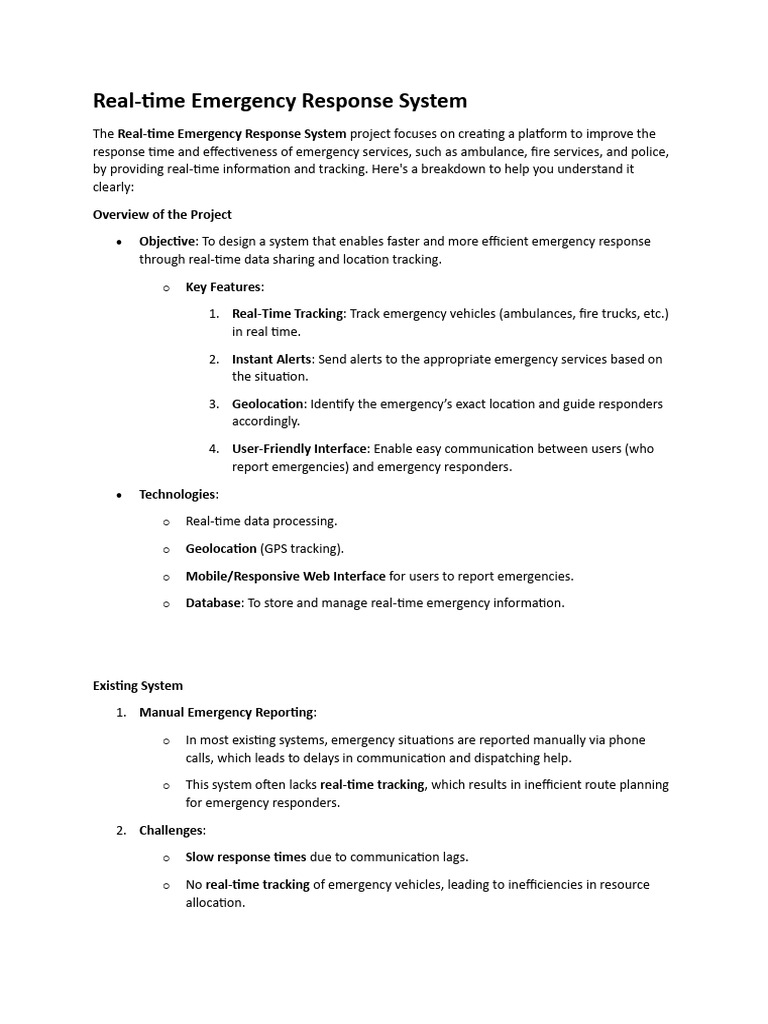 Real Time Emergency | PDF | Emergency | Location Based Service