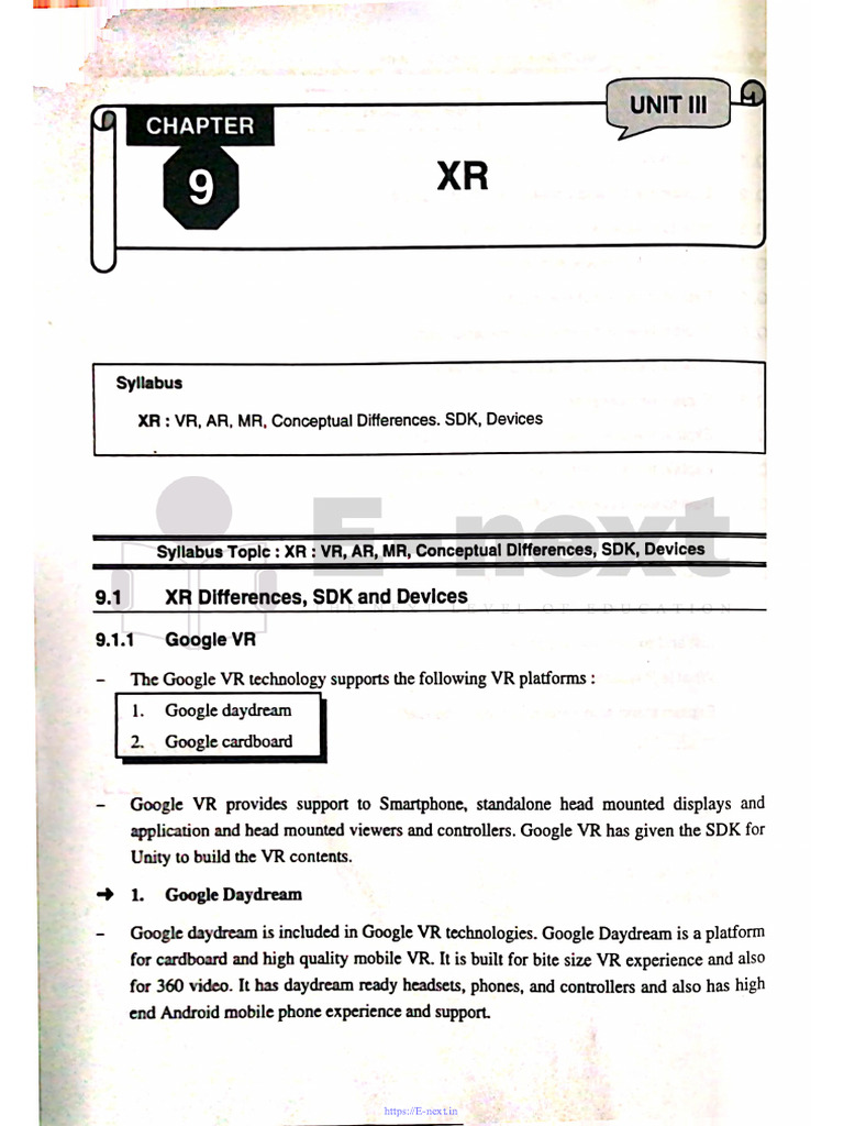 Ch9-XR (E-Next - In) | PDF