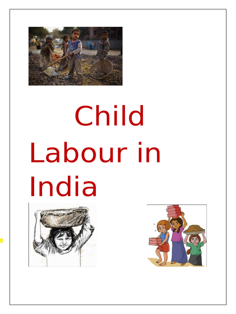 Child Labour in India: Project Report | PDF