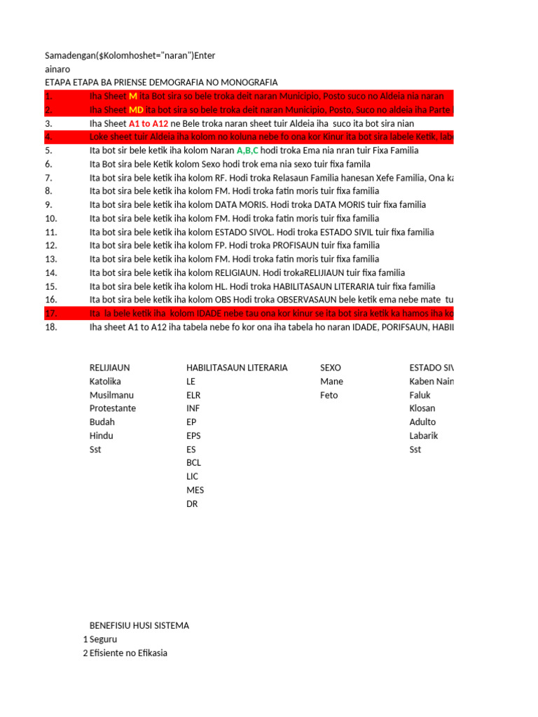 Demo Mono Suku Liurai | PDF | Anatomía