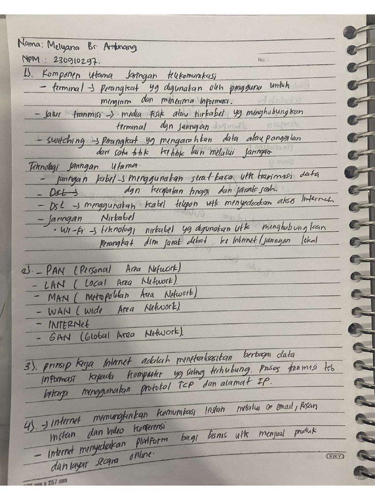 Melyana BR Aritonang Pertemuan 5 | PDF