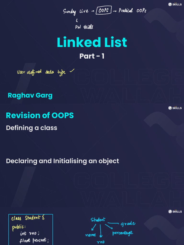 C++ Linked List-1 PPT.pdf (1) (1) | PDF | Computing | Computer Programming