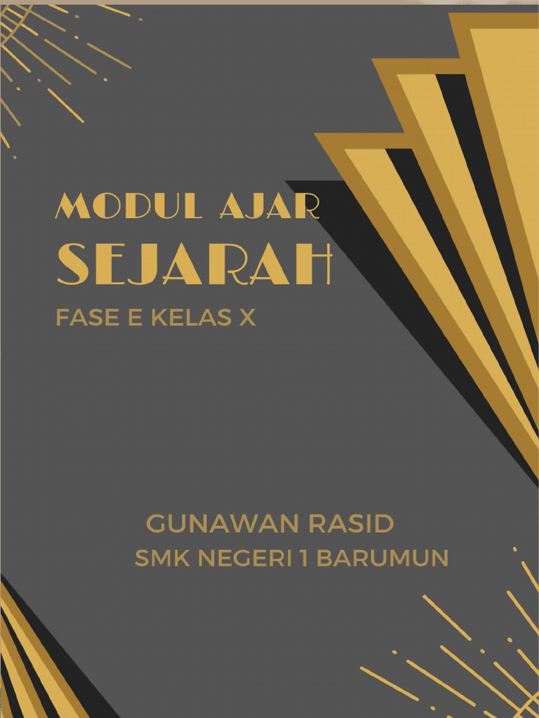 MODUL AJAR SEJARAH FINAL | PDF