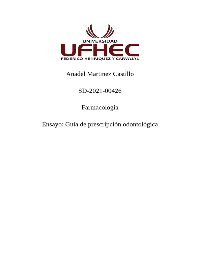 Ensayo Farmacologia Anadel | PDF | Antiinflamatorio | Medicamentos con ...