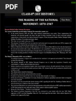 CBSE History Chapter 8 Class 8 The Making of National Movement Notes ...