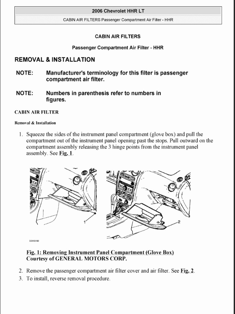 Cabin Airfilter | PDF
