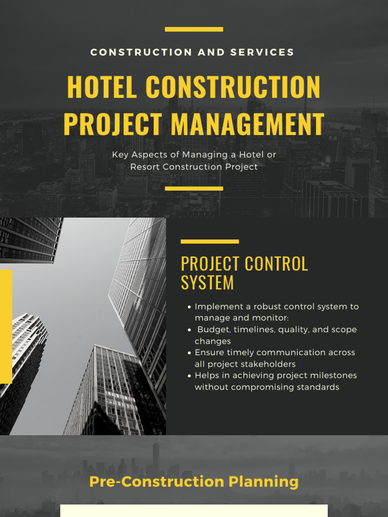Hotel Construction Project Management Guide | PDF | Project Management ...