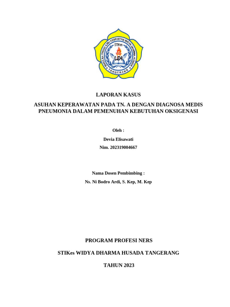 LK KDP Pneumonia | PDF