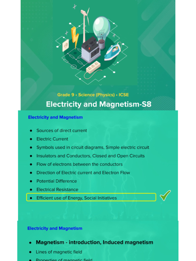Electricity and Magnetism 8 | PDF