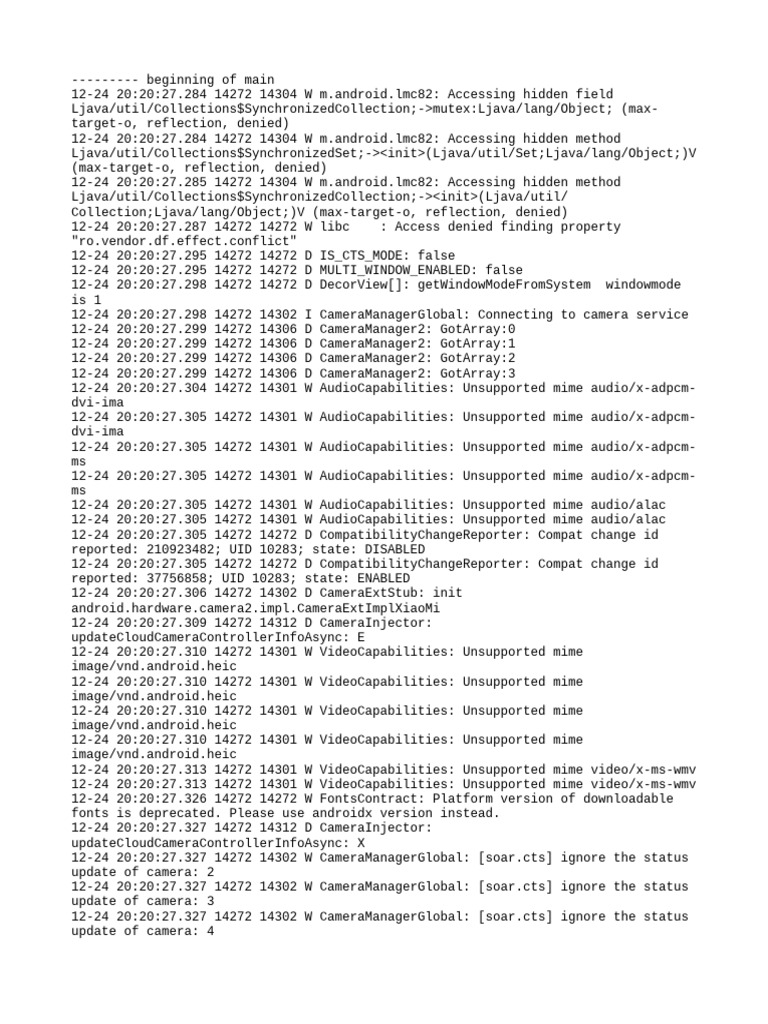 Log Cat 1735060827234 | PDF | Computer Programming | Computing