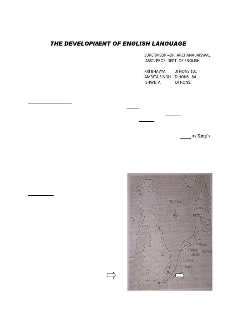 The Development of English Language | PDF | English Language ...