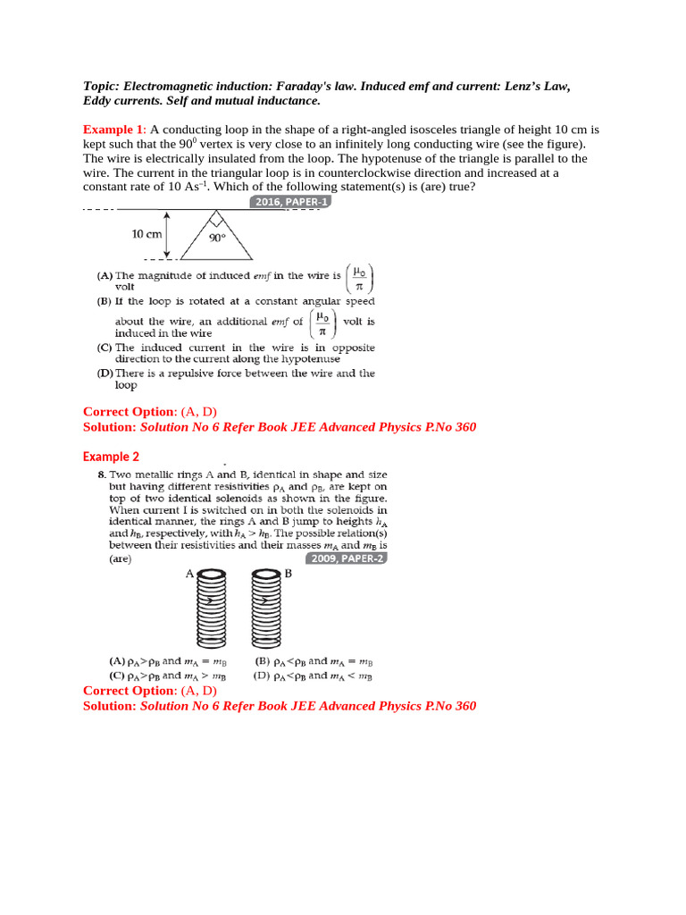 EMI and AC Questions | PDF | Inductance | Inductor