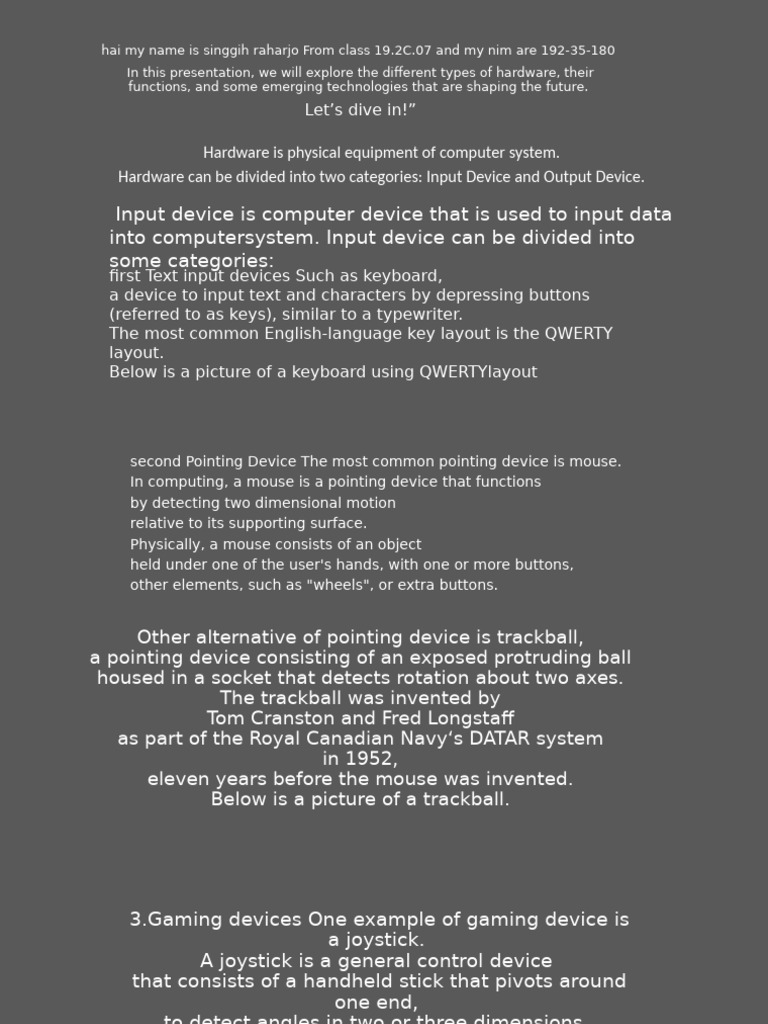 Hardware | PDF | Loudspeaker | Microphone