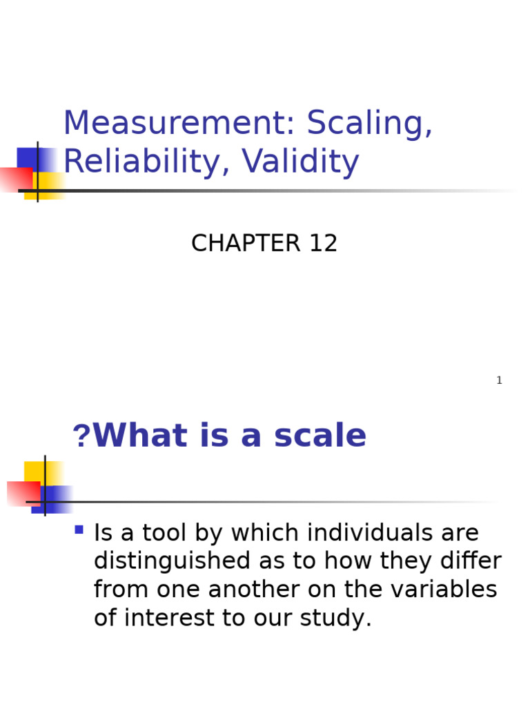 12 RM NOTES | PDF | Level Of Measurement | Likert Scale