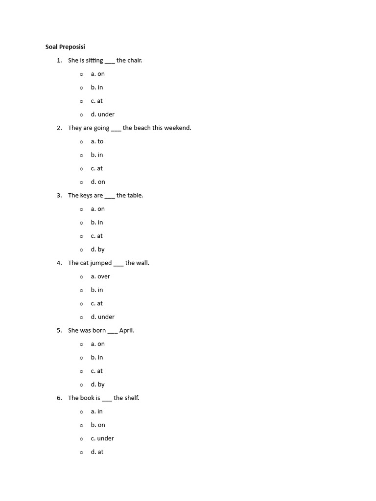 Fill in the Blanks: Articles & Prepositions | PDF